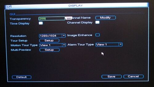 Overview of the Security DVR Menu System Part 2